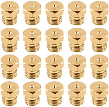 Amazon.com: 10Pcs Brass Jet Nozzle Propane Orifice Kit - Gas Stove Burner Jet Set Kitchen Stove ...