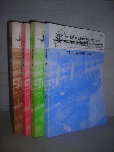 THE DENNY LIST (FOUR VOLUME SET): David John Lyon: 9780905555300 ...
