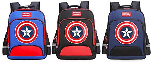 Buy GNP Captain America School Bags (Navy Blue) at Amazon.in