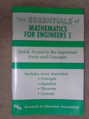 The Essentials of Mathematics for Engineers I: Solomon, Alan D ...