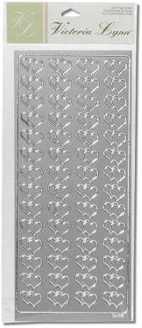 Amazon.com: Darice VL3409S Double Hearts Self Adhesive Sticker Seal ...