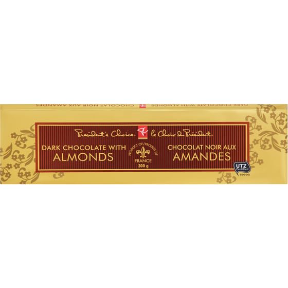 Amazon.com : President's Choice Candy Bar, 300g/10.6oz, Dark Chocolate ...