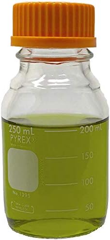 Amazon.com - Pyrex Round Media Storage Bottle with GL45 Screw Cap ...