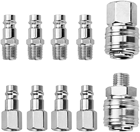Sukudon 10 pcs Air Line Connectors Euro Airline Hose Compressor ...
