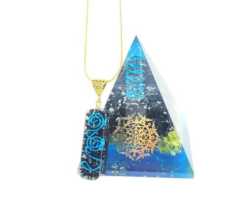 Amazon.com: Orgonite Crystal Pyramid - Gemstone Healing, Protection and ...