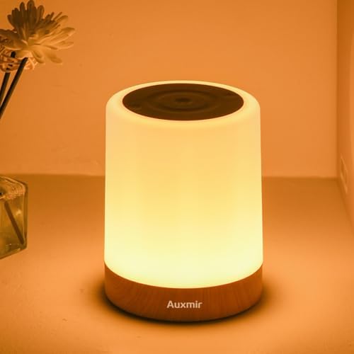 Auxmir Nursery Night Light for Baby, Rechargeable Touch Lamp for ...