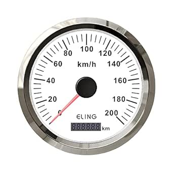 ELING 110mm 200km/h GPS Speedometer Odometer Gauge for Car Trailer Boat ...