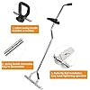 Amazon.com : LCGP Thatch Rake, Heavy Duty Metal Garden Rake with 50 ...