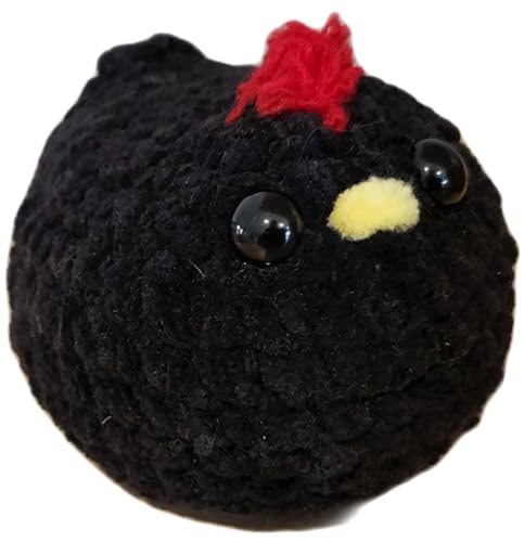 Amazon.com: Cute Chicken Plushie | Stuffed Animal | Cute Amigurumi ...