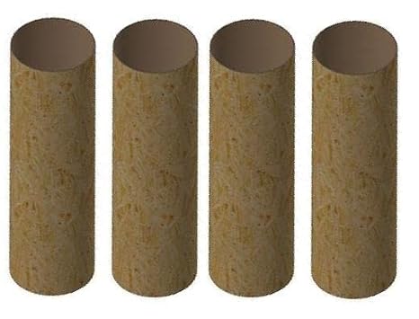 MCA Cardboard Concrete Form Tube 24" x 12" Nominal - 4 Count: Amazon ...