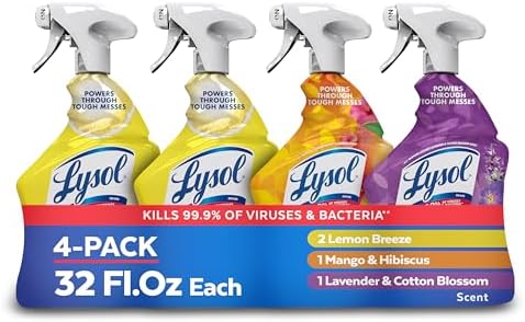 Amazon.com: Lysol All Purpose Cleaner Spray, Multi-Purpose Disinfecting ...