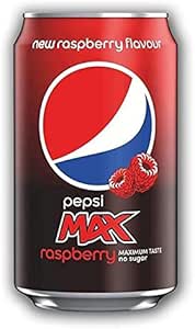 Pepsi Max Raspberry - 24x330ml : Amazon.co.uk: Grocery