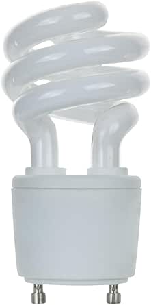 Shadid 13-Watt GU24 / GU35 Compact Fluorescent Light Bulbs, Replacement ...