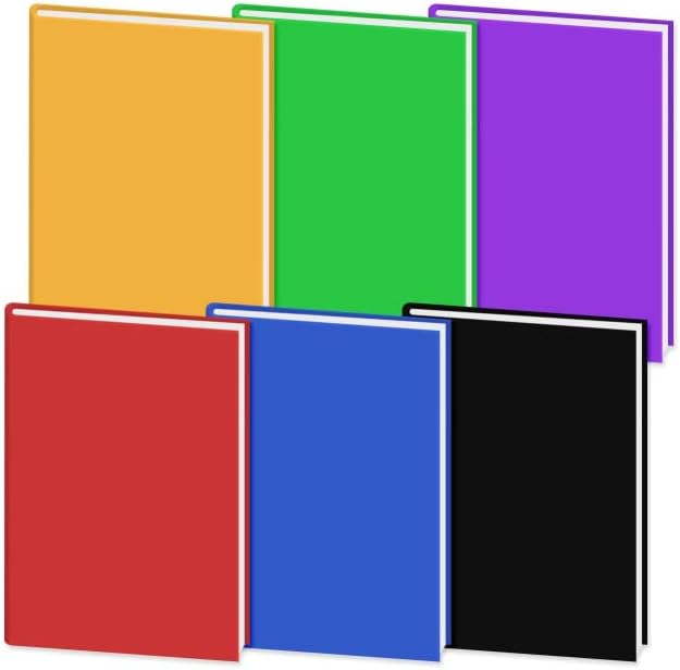 Amazon.com: 6 Pack Stretchable Jumbo Book Covers, Washable Reusable ...