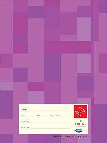 YOUVA Jumbo Size Notebook -(violet)-Single Line Inter Leaf (pack of 5 ...