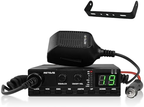 Amazon.com: Cobra 19 MINI AM/FM Recreational CB Radio - Dual-Mode AM/FM, 40 Channels, Travel ...