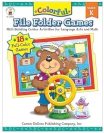 Amazon.com: Colorful File Folder Games, Grade K (Colorful Game Books ...
