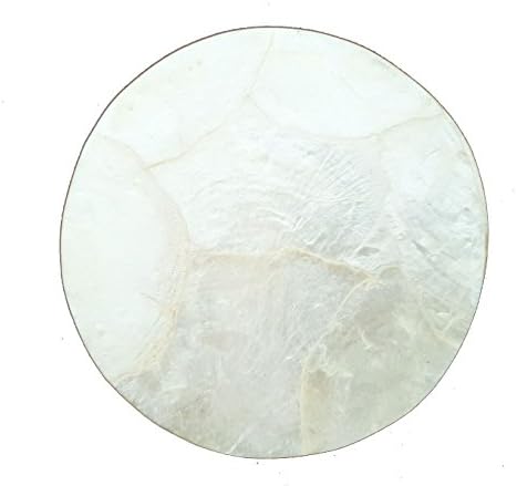 Amazon.com: East-J Capiz Shell Round Coasters, Set of 6 : Home & Kitchen