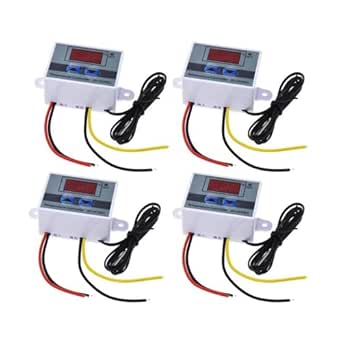 Amazon.co.jp: 4PCS XH-W3001 Digital Temperature Controller Display Thermostat Switch with ...