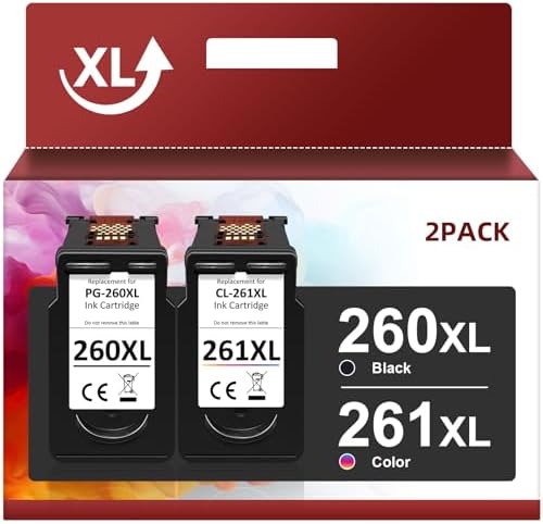 Amazon.com: COCCINK 260XL 261XL Ink Cartridge Replacement for Canon Pixma TS6420 TS6420a TS5300 ...