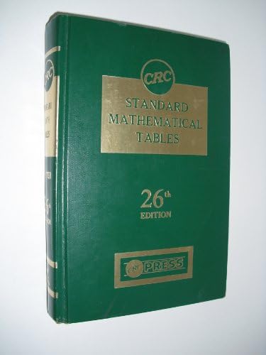 Amazon.com: CRC Standard Mathematical Tables: 9780849306266: William H ...