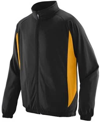 Amazon.com: Men's Medalist Volleyball Jacket - Black/Red, Small ...