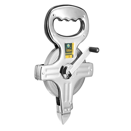 sourcing map Open Reel Tape Measure 100M Measuring Tape Surveyor Tool ...