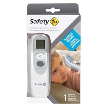 Safety 1st Simple Scan Forehead Thermometer, Grey : Amazon.in: Health ...