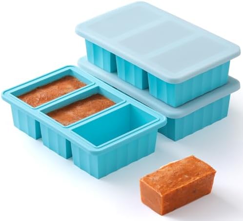 Amazon.com: Silicone Freezer Tray for Sauce Cube: GGOW Silicone ...