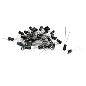 3NH® 10V 100uF Cylindrical Soldering Pin Electrolytic Capacitor 4x8mm ...