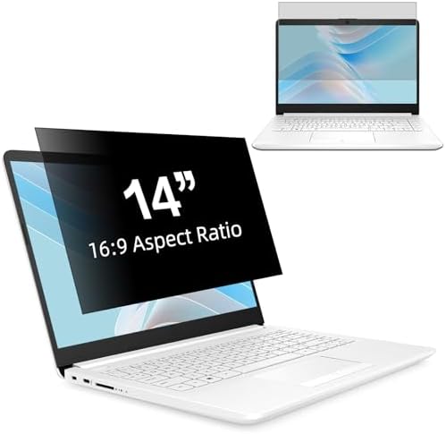 Amazon.com: PYS Magnetic 14 Inch Laptop Privacy Screen(16:9 Aspect ...