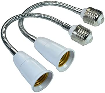 DBKMPZ E26/E27 Light Socket Extender 5.5 inch Light Bulb Socket Adapter ...