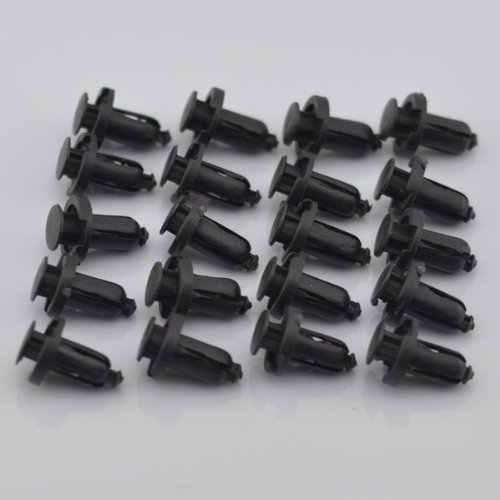 LOOYUAN 20x Push Fit Plastic Rivet / Fastener Clip Bumpers, Side Skirts ...