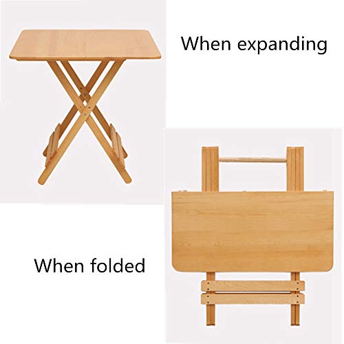BESISOON Dining Table Simple Small Square Table Folding Tables Folding ...