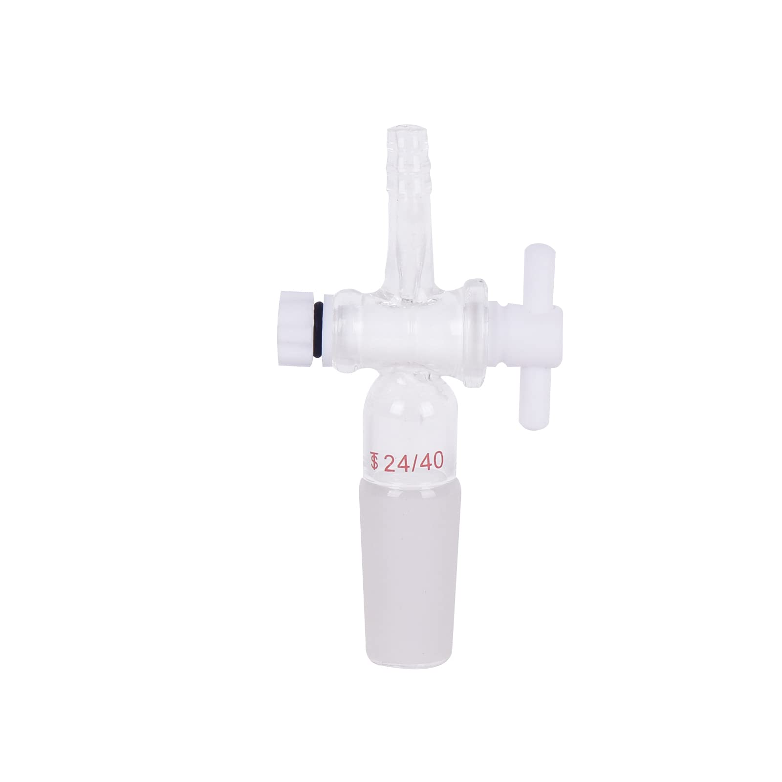 Medical Lab Supplies Flow Control Adapter, 24/40 Joint, PTFE Stopcock ...