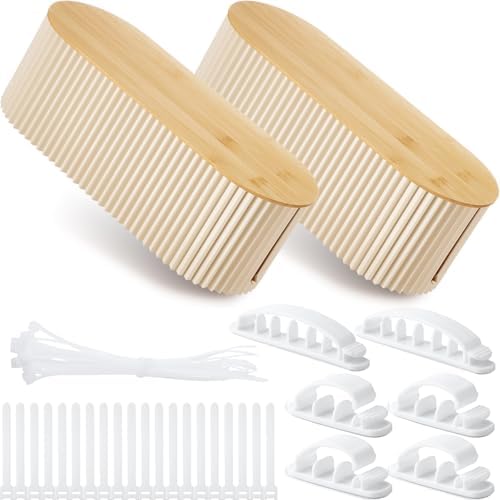 Amazon.com: Tahaje Cable Management Box, Plastic Cord Organizer Cover ...