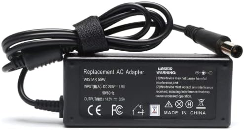 WISTAR 65W 9.5V 3.33A AC Adapter Charger Power Supply for HP Pavilion All-in-One Desktop PC 24 ...