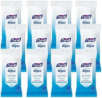 Amazon.com : Purell Hand Sanitizing Travel Wipes Clean Refreshing Scent ...