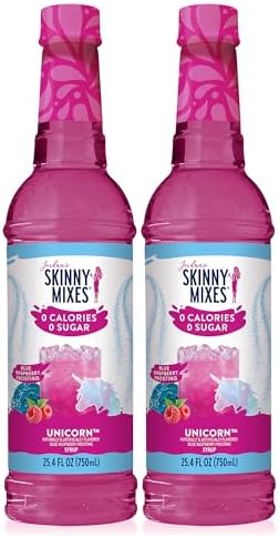 Amazon.com: Jordan's Skinny Mixes Sugar Free Syrup, Unicorn Flavor ...