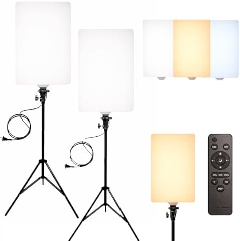 Archy 2pz Panel de LED Profesional,19 Pulgadas Tripie 2 Metros con ...