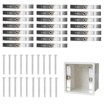 20 PCS Switch Socket Repair Kit 7.8CM/3.3INCH,Universal 86 Type Back ...