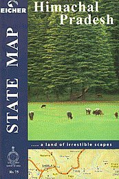 Eicher State Map: Himachal Pradesh : Eicher Goodearth Limited: Amazon ...