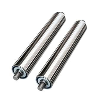 KANGSHOP Heavy Duty Conveyor Rollers, Galvanized Steel Conveyor Roller ...