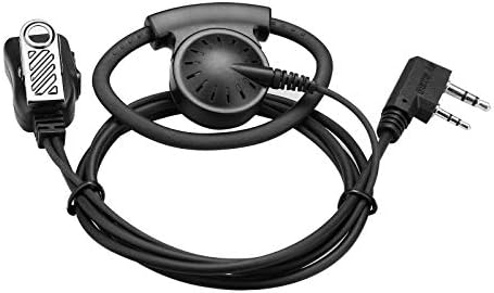 Retevis 2 Way Radio Headset 2 Pin PTT Advance Adjustable Overhead ...