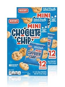 Amazon.com: Benton’s Mini Cookie Snack Packs (2 Boxes, Chocolate Chip ...