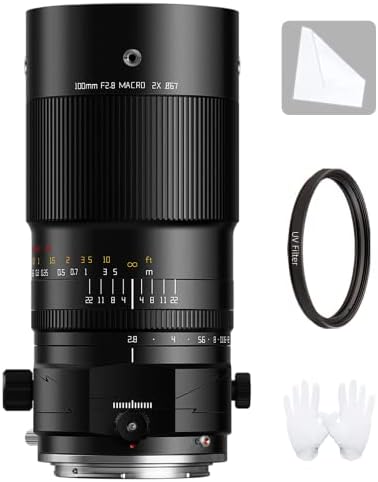 Amazon.com : TTArtisan 100mm F2.8 Tilt Macro Distance Full Frame Manual ...