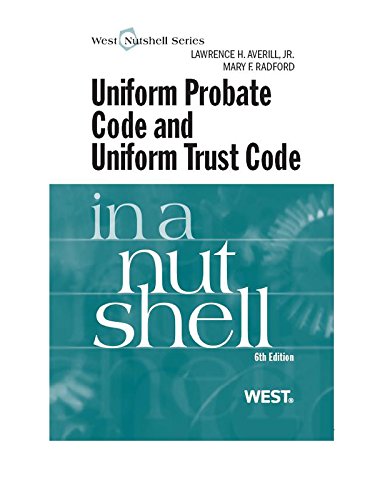 Amazon | Averill and Radford's Uniform Probate Code and Uniform Trust ...