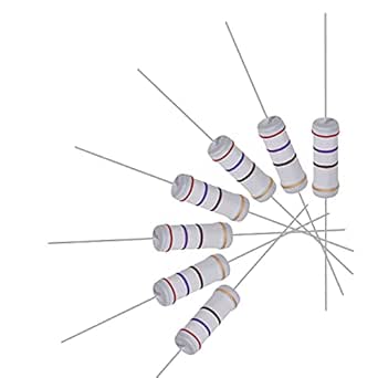 uxcell 20Pcs 270 Ohm Resistor, 3W 5% Tolerance Metal Oxide Film ...