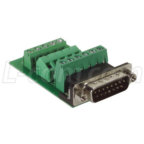 Amazon.com: L-com DGB Series DB15 Male Connector for Field Termination ...