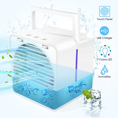 Mini Air Conditioner, Portable Mini Cooler Upgrade Model, Air ...